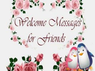 Welcome Messages Examples | PPT