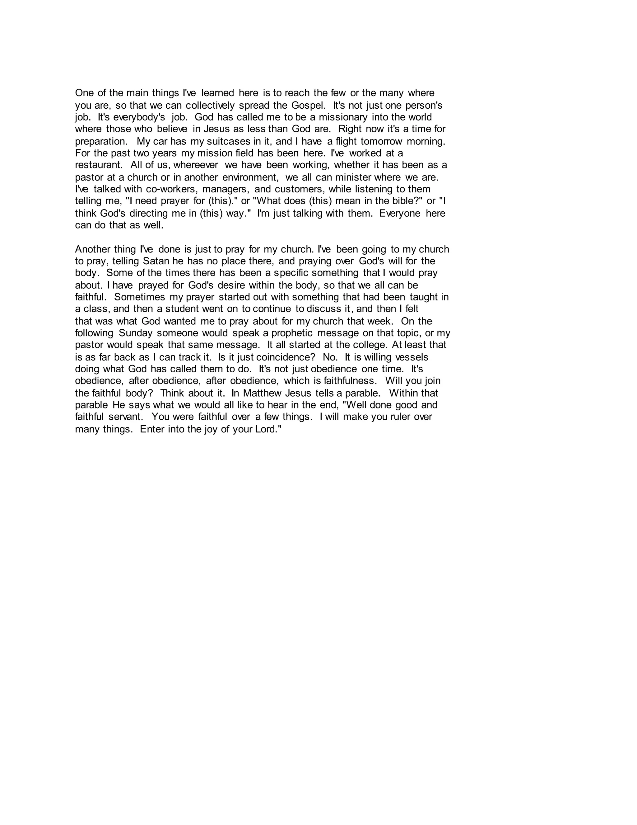 Welcome speech-example-for-church | DOCX