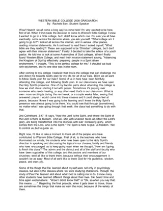 Welcome speech-example-for-church | DOCX