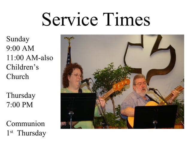 Welcome to Calvary Chapel | PPT