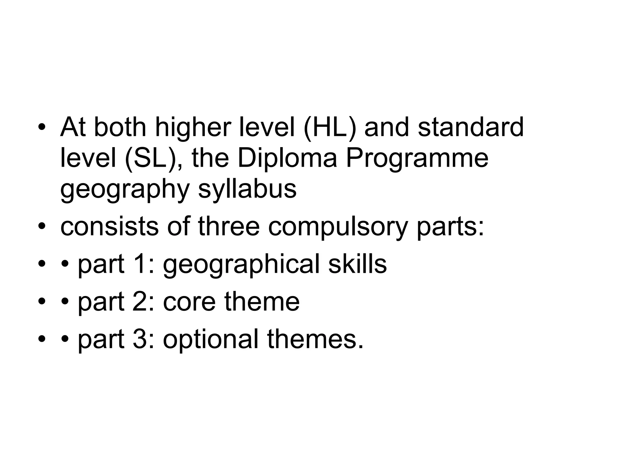 I.B. introductory lesson | PPT