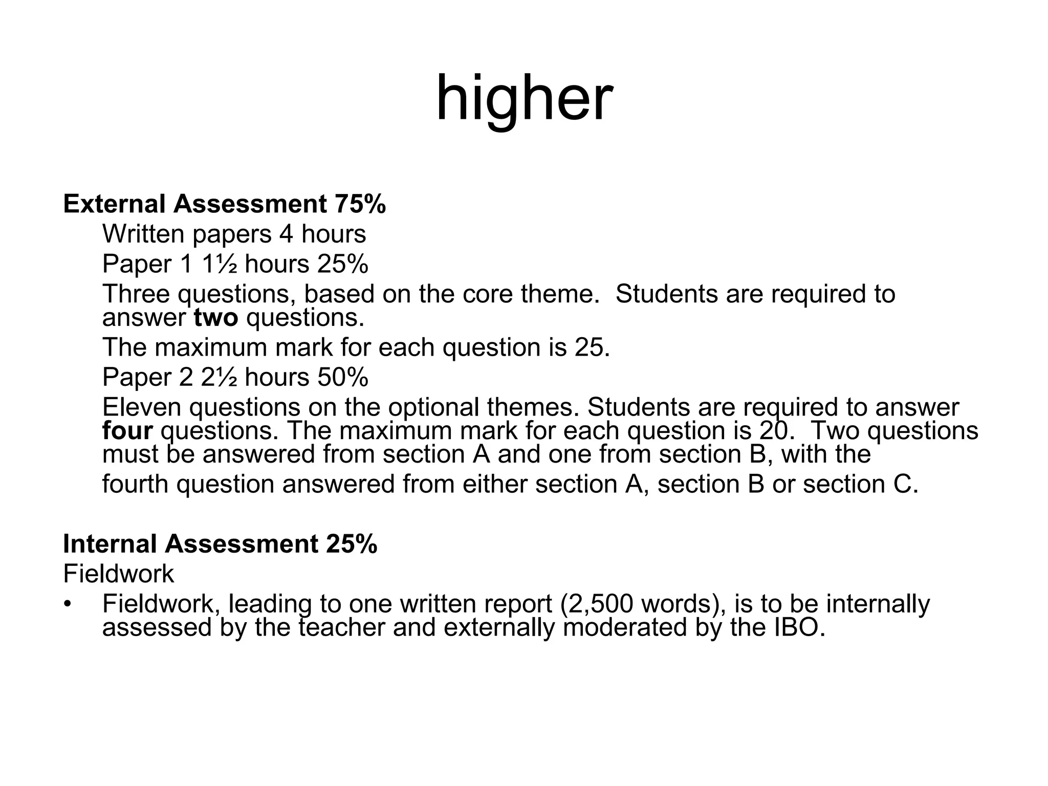 I.B. introductory lesson | PPT