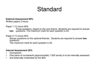 introductory IB lesson | PPT