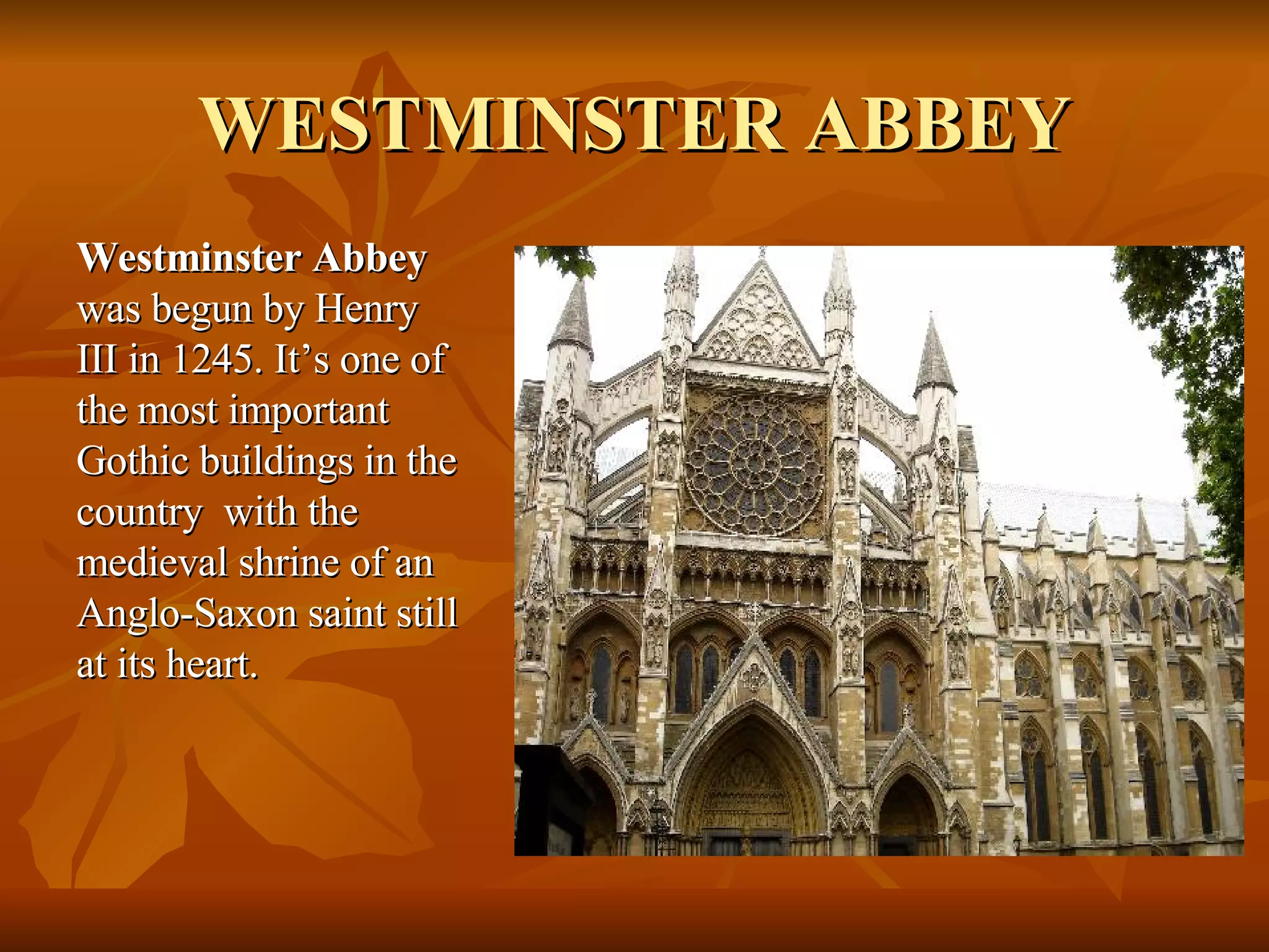 Welcome to London | PPT