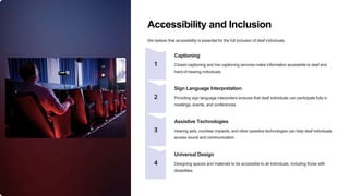 ONE DEAF WORLD International Sign Language for All | PPTX