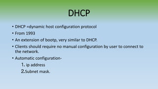 EIGRP, DHCP, OSPF, NAT | PPT