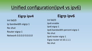 EIGRP, DHCP, OSPF, NAT | PPT