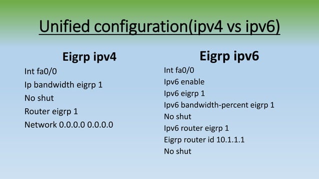 EIGRP, DHCP, OSPF, NAT | PPT
