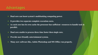 Dual Core Processor | PPTX