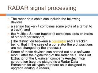 radar and radar management | PPT