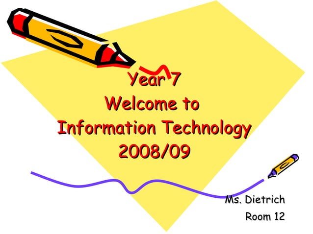 Welcome To Technology | PPT