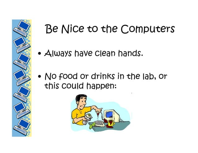 Welcome To Your Computer Lab Ppt Pdf Computer Peripherals Computing