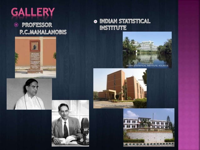 P.C.MAHALANOBIS AND HIS CONTRIBUTION | PPTX