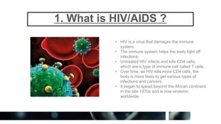 HIV PRESENTATION | PPTX