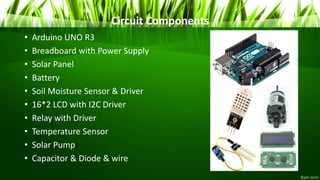 arduino based automatic irrigation system | PPTX