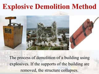 demolation of structure | PPT