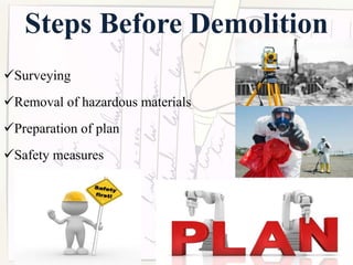 demolation of structure | PPTX