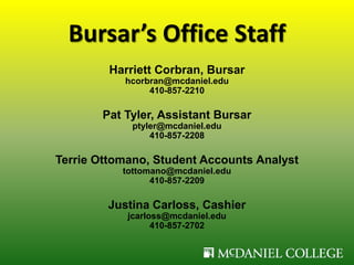 Parent Preview- Bursar's Office | PPT