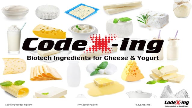 Welcome to Codex-ing™ Biotech Ingredients for Cheese & Yogurt | PDF ...