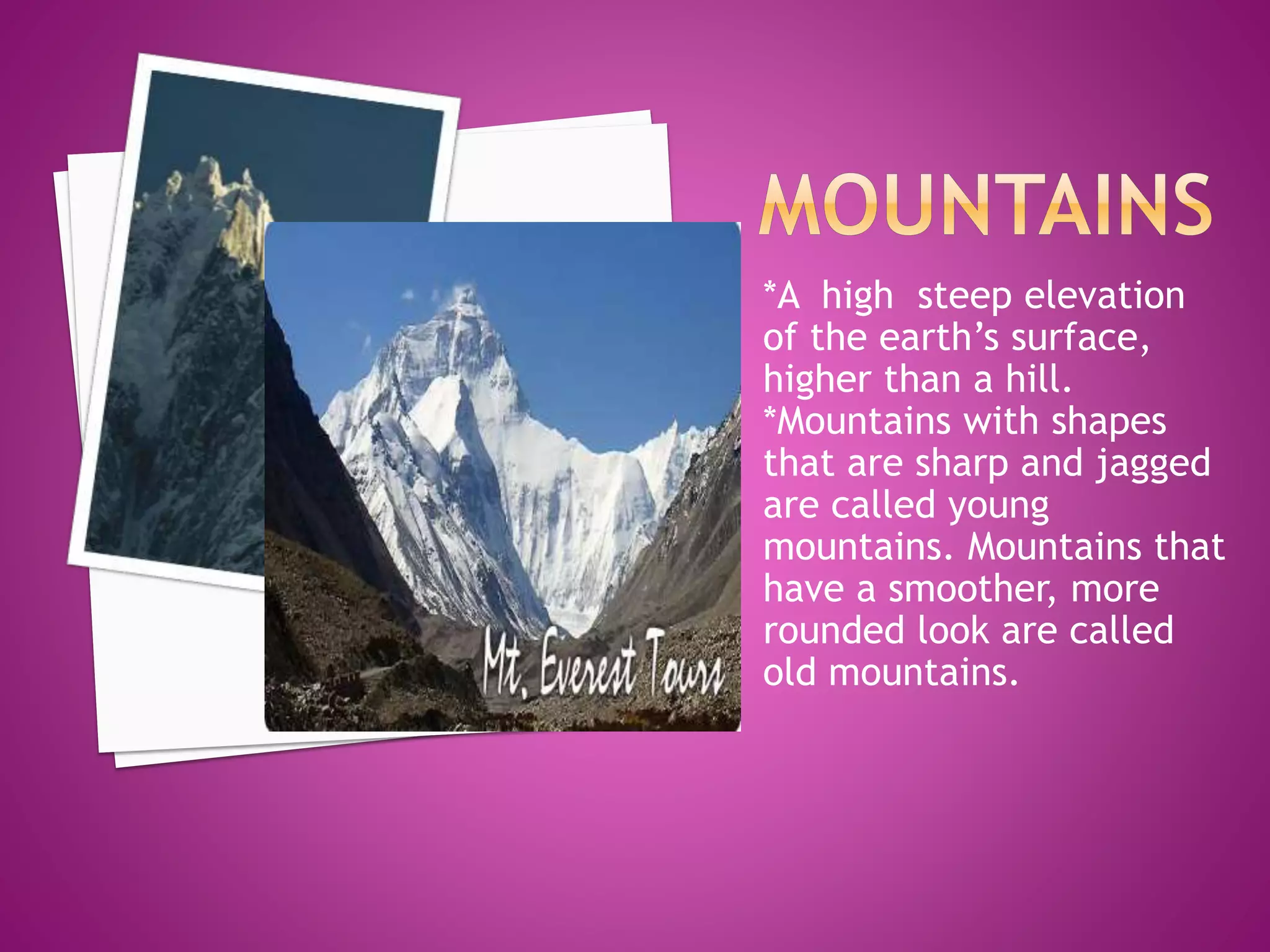 LANDFORMS in GEOGRAPHY | PPTX