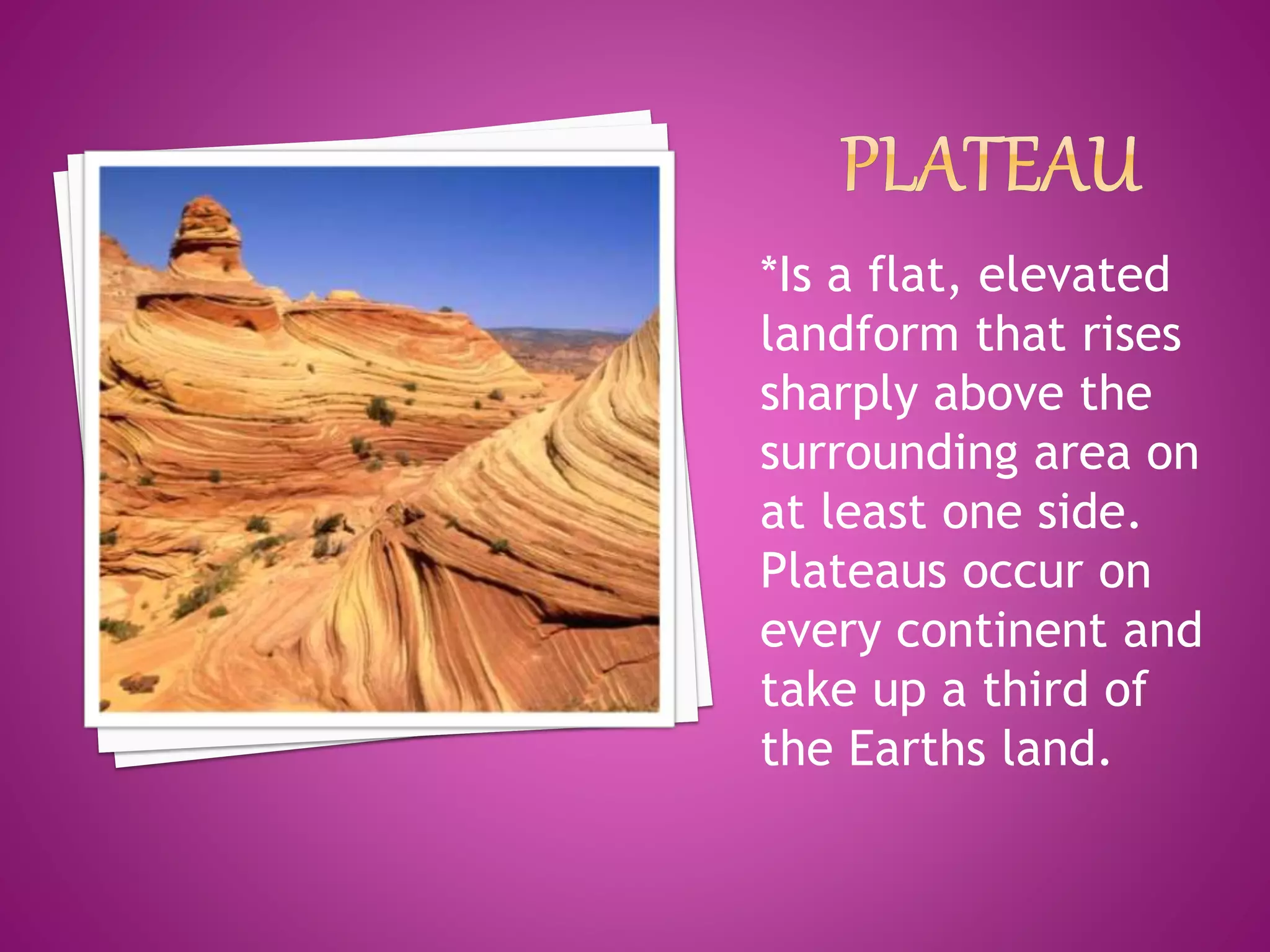 LANDFORMS in GEOGRAPHY | PPTX