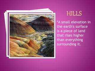 LANDFORMS in GEOGRAPHY | PPTX