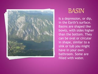 Examples Of Basin Landforms