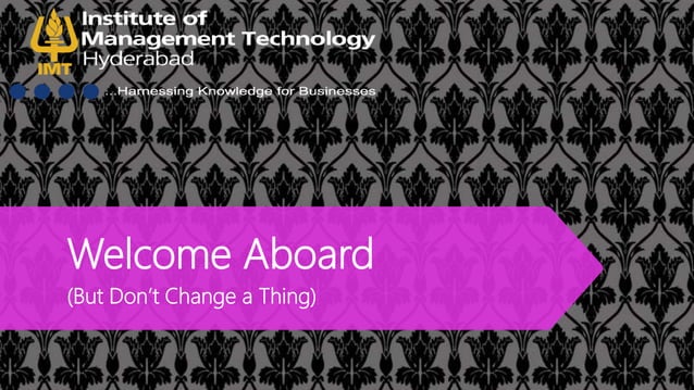 Welcome Aboard Case Study Presentation. | PPTX