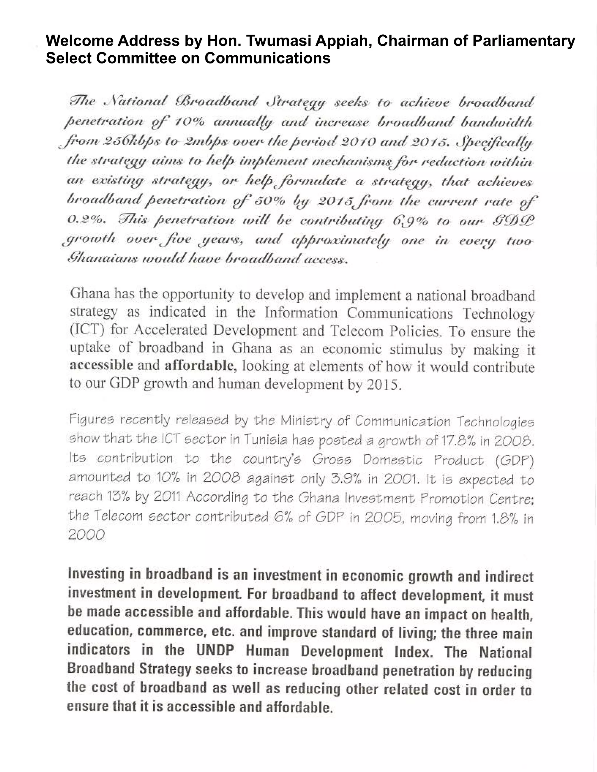 Welcome address | PDF