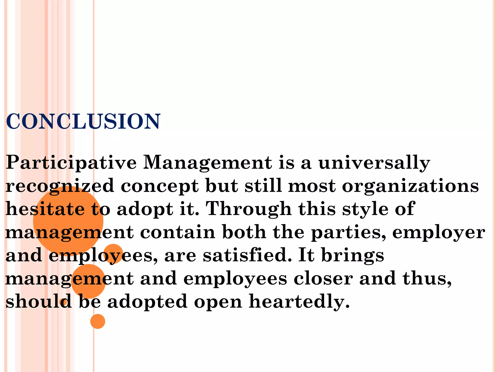 participative management | PPTX