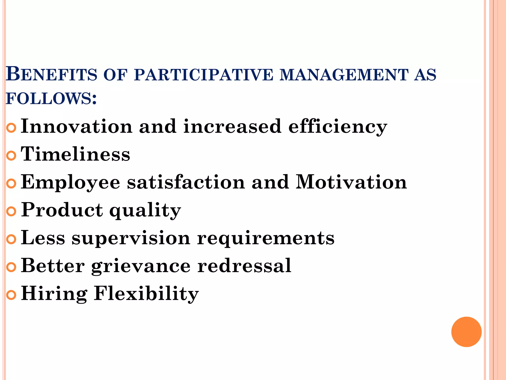 participative management | PPTX