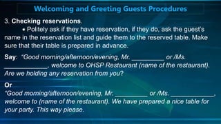 Welcome and Greet Guest Module 1 Week 1.pptx
