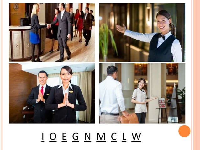 WELCOME AND SEAT THE GUESTS.pptx | Hotels and Motels | Travel Type