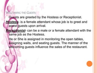WELCOME AND SEAT THE GUESTS.pptx
