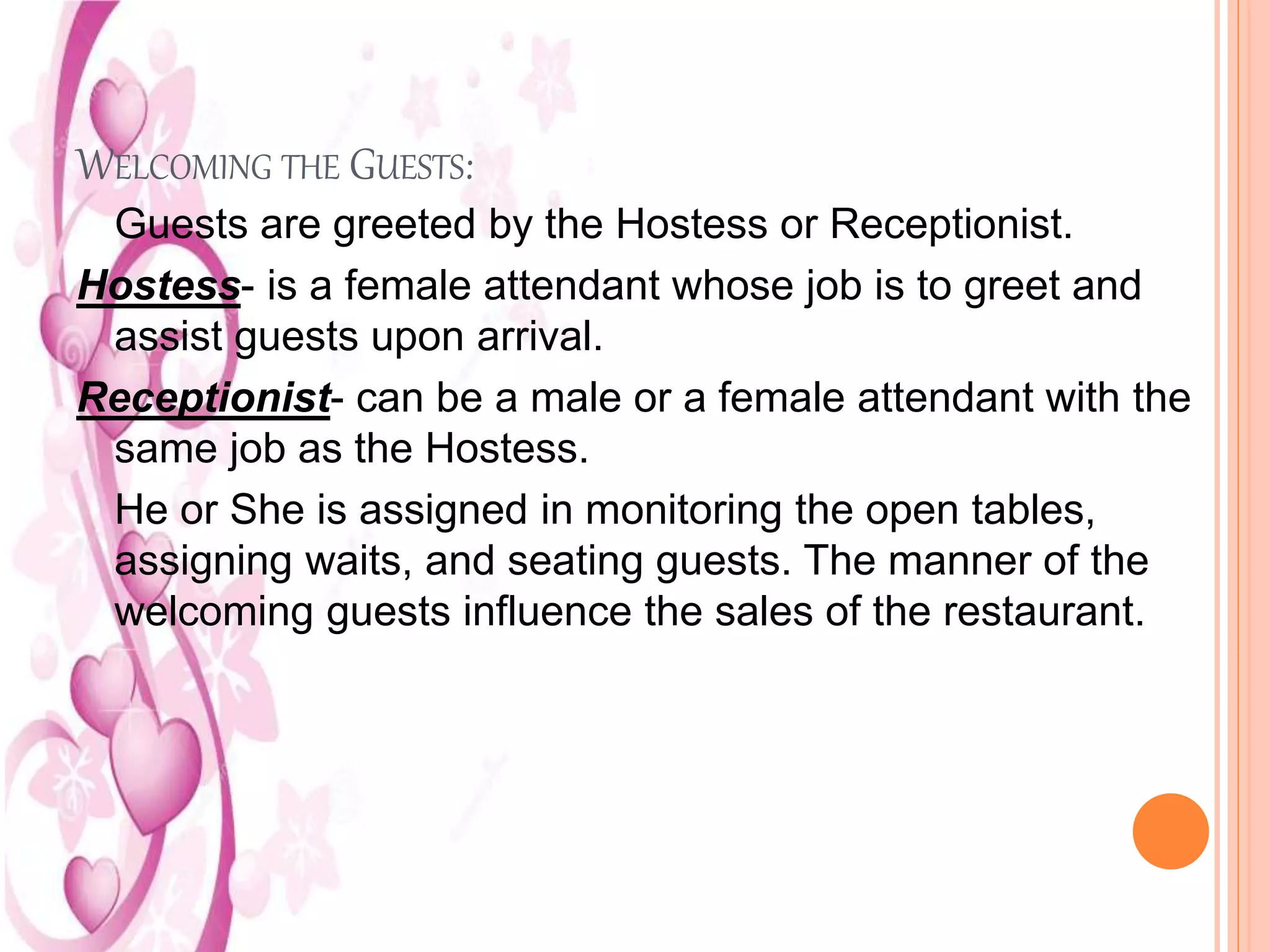 WELCOME AND SEAT THE GUESTS.pptx