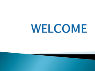 Welcome assignment | PPT