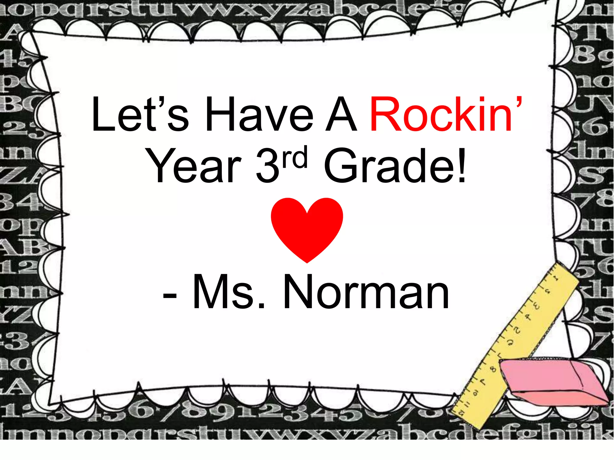 First Day of School Powerpoint | PPTX