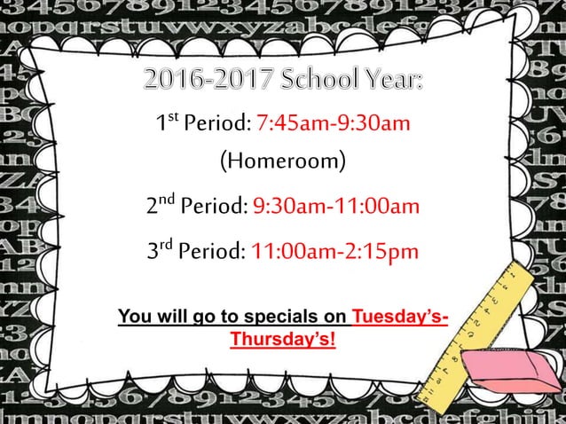 First Day of School Powerpoint | PPTX | Education