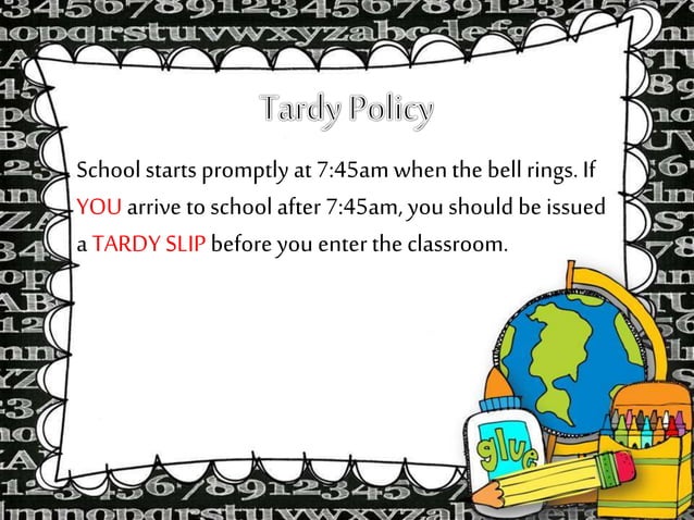 First Day of School Powerpoint | PPTX | Education