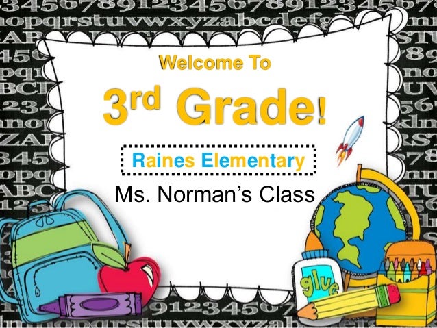 First Day of School Powerpoint