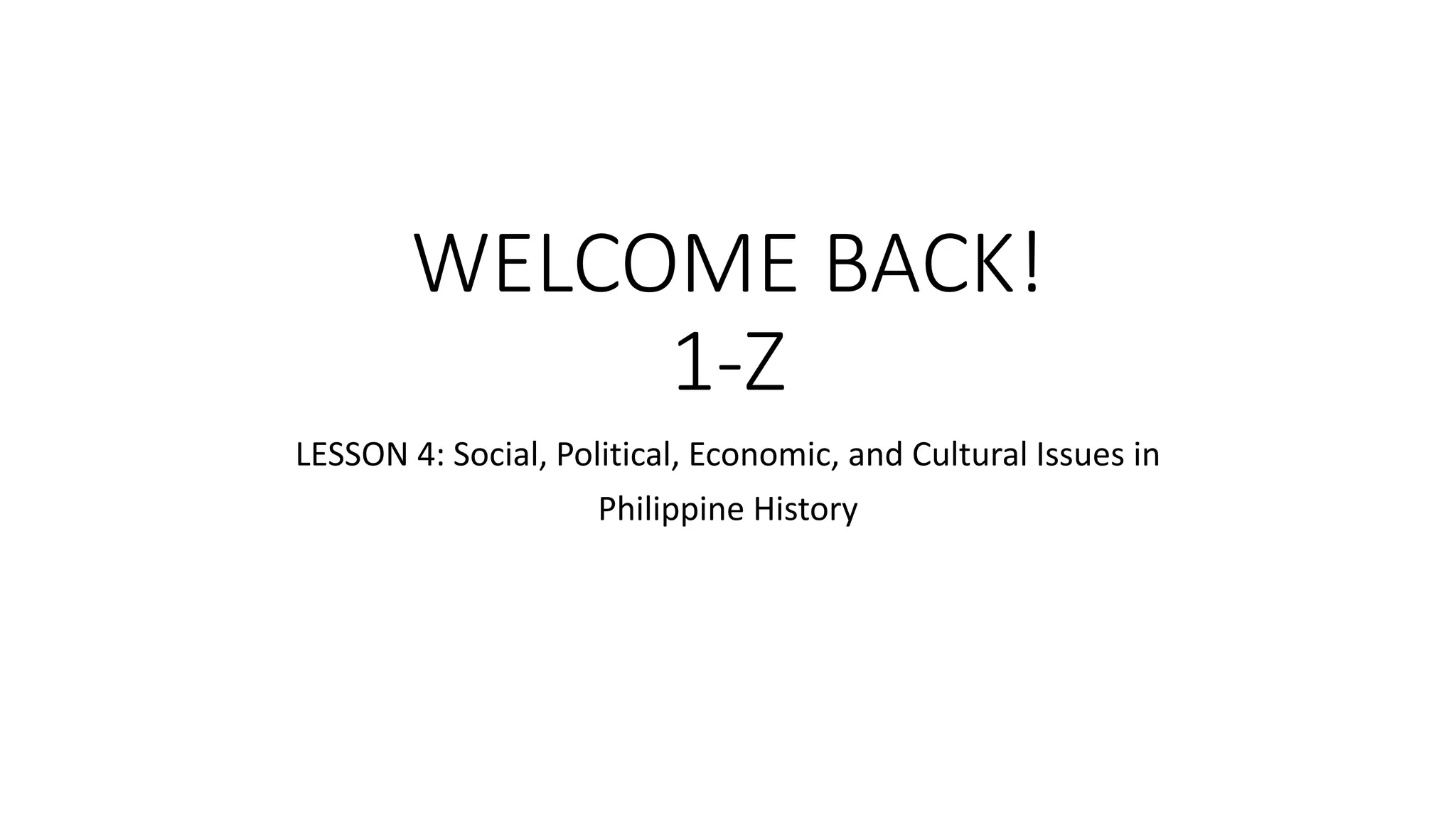 WELCOME BACK.pptx