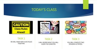 ESL Welcome Back Class Presentation: Second Semester | PPTX | College ...