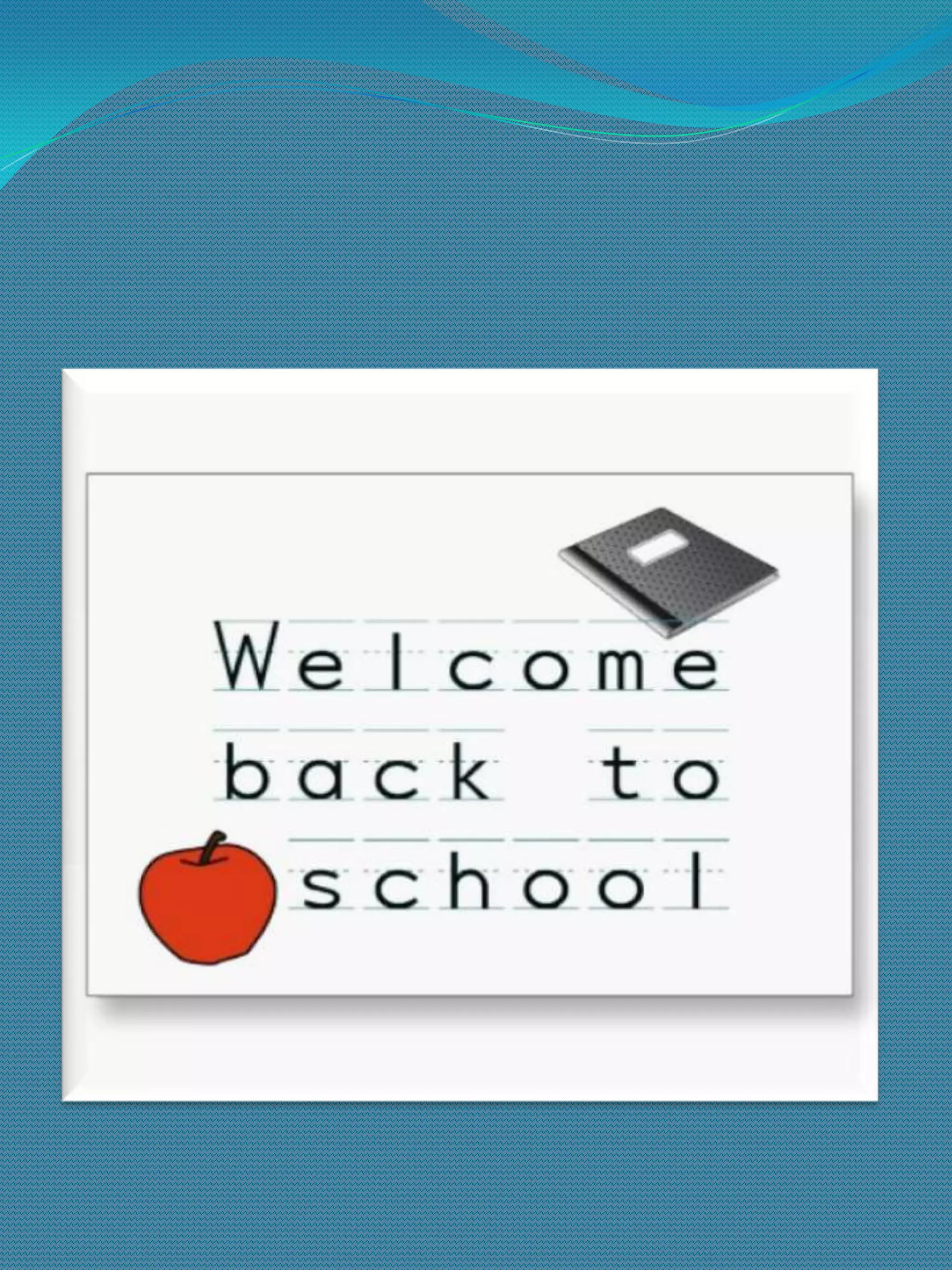 Welcome back presentation | PPTX