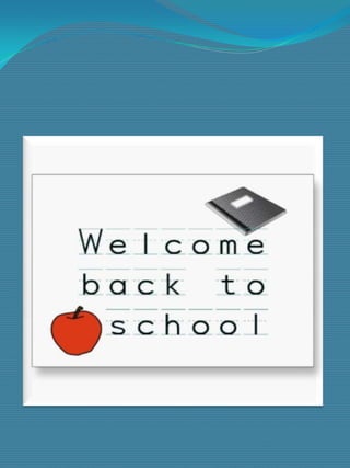 Welcome back presentation | PPTX