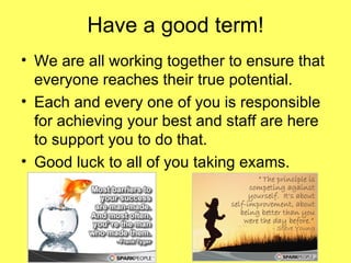 Welcome back summer term | PPT