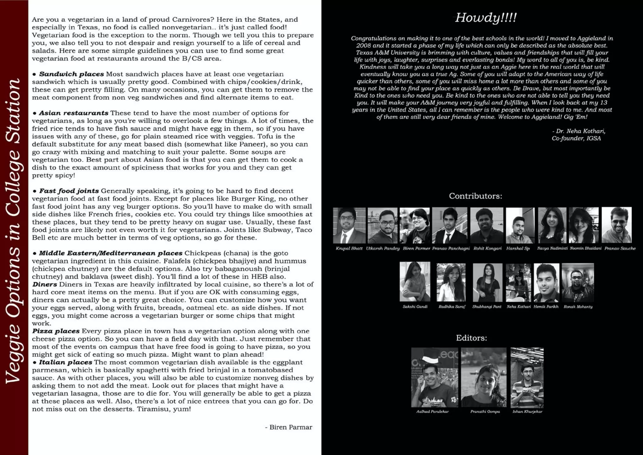 IGSA Welcome booklet | PDF