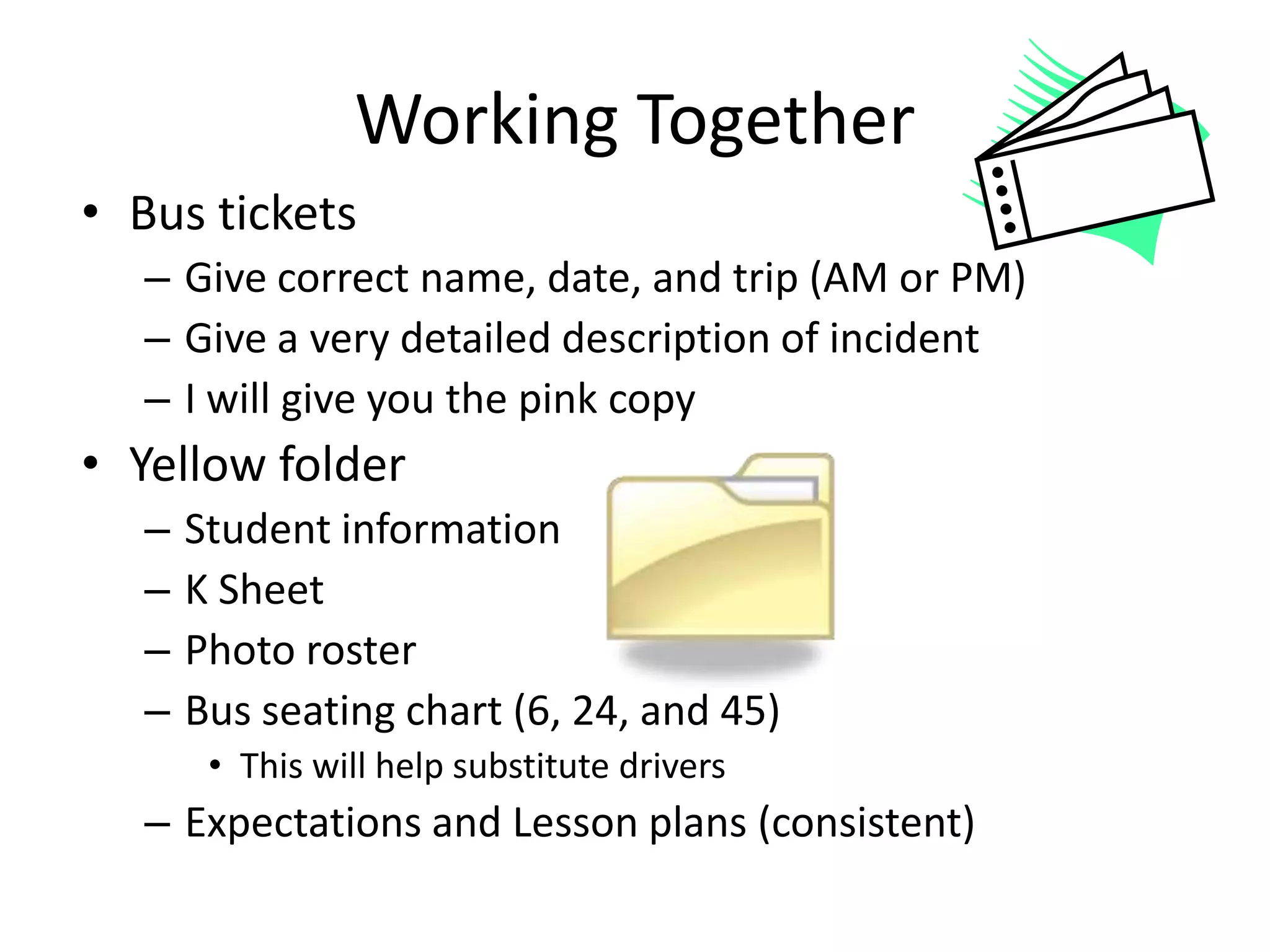 Welcome bus drivers | PPTX