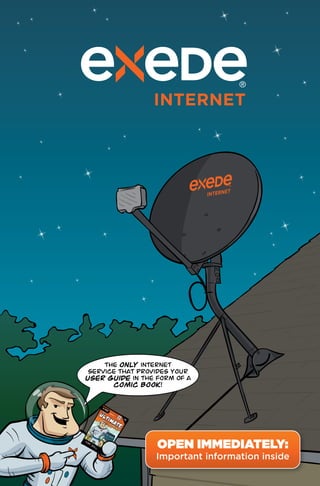 Exede Internet Welcome Comic Book | PDF