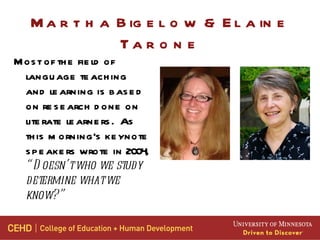 Vinogradov_WelcomeDayOne | PPT