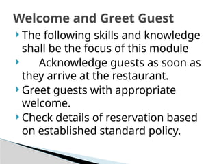 WELCOME GUESTS AND TAKE FOOD AND BEVERAGES ORDERS.pptx